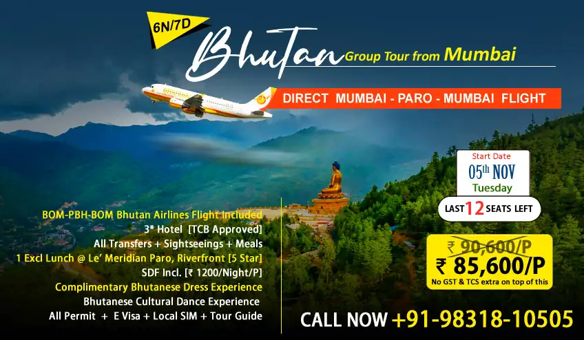 Bhutan Package Tour from Mumbai, Bhutan Tour Packages from Mumbai ...